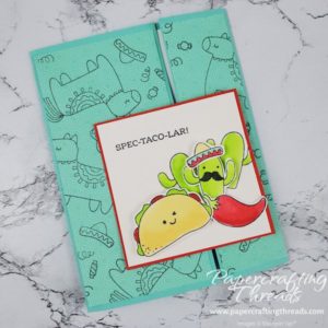 Make a Slide and Lock Gatefold Card - Papercrafting Threads