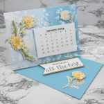 Twisted Easel Calendar Card - Papercrafting Threads